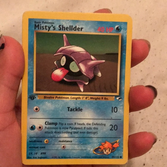 Games | Mistys Shellder Pokmon Card | Poshmark